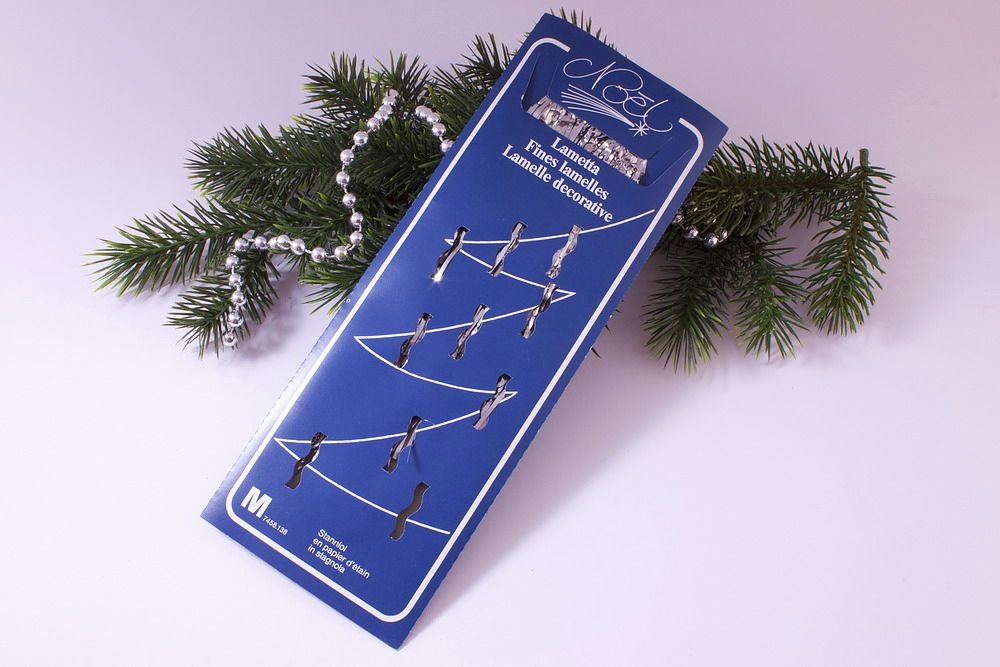 Das gute Stanniol-Lametta in silber 20g - Onlineshop für ...